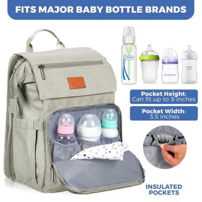 Chine Sac de couche pour bébé sur mesure avec coussin de changement Sac de voyage pour nouveau-né à vendre