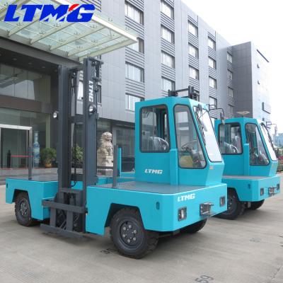 Cina Carrello elevatore a forcale del caricatore laterale elettrico di LTMG 3 tonnellate con il camion di forchetta di Centerside del carico dell'albero 500mm di 4.8m in vendita