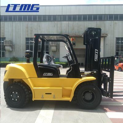 China Caminhão de empilhadeira diesel de 8 toneladas chinês com comprimento triplex da forquilha do mastro 2270mm de 4.5m à venda