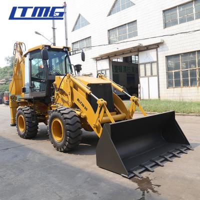 Cina il motore facoltativo 2.5ton ha articolato il piccolo caricatore dell'escavatore a cucchiaia rovescia dell'escavatore a cucchiaia rovescia 4x4 da vendere in vendita
