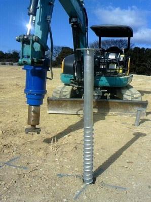 China Photovoltaic engineering drill hydraulic auger drilling equipment used on excavator 5-40 tons for sale