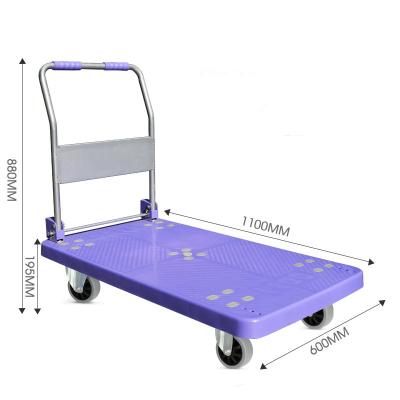 Cina plastica resistente del carrello di piegatura della piattaforma 500kg in vendita