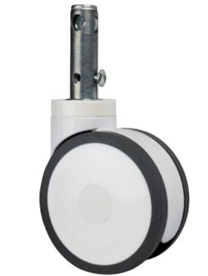 China 6 inch central brake hospital bed wheels for sale