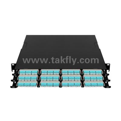Cina Fibra ottica MPO Cassetta MTP Patch Panel 144 Core Super alta densità per data center FTTX in vendita