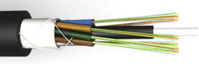 China 8.6MM GYFTY 2-30 Cores Fiber Optic Outdoor Cable with Water Blocking Tape for sale