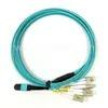 Κίνα 24 Core MPO-LC OM4 Breakout Cable για κέντρα δεδομένων 40G QSFP προς πώληση
