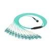 Κίνα 24 Core MPO-LC OM4 Breakout Cable για κέντρα δεδομένων 40G QSFP προς πώληση