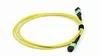 China MPO-MPO Fiber Patch Cord voor Data Center 8-24 Core Te koop