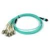 China MPO-MPO Fiber Patch Cord voor Data Center 8-24 Core Te koop
