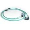 China OM3 LSZH MTP Fiber Patch Cord 3m 0.35dB MPO-MPO for sale