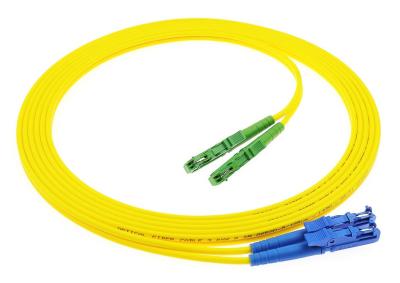China EC-EC Duplex Fiber Optic Patch cord UPC SM PVC/LSZH/TPU for sale