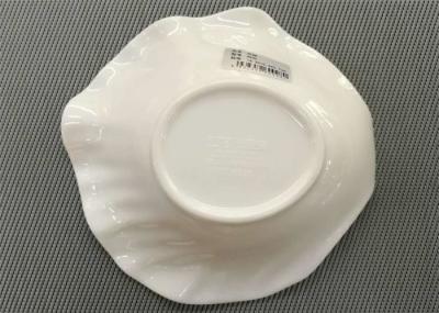 중국 꽃 모양 Unbaked 사기그릇 불명한 디저트 그릇 직경 15cm 무게 208g 판매용