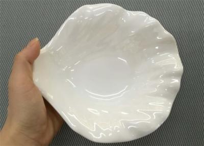 중국 꽃 모양 Unbaked 사기그릇 불명한 디저트 그릇 직경 15cm 무게 208g 판매용