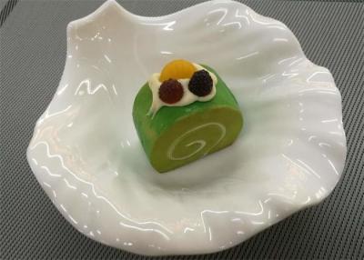중국 꽃 모양 Unbaked 사기그릇 불명한 디저트 그릇 직경 15cm 무게 208g 판매용