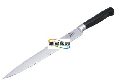 Κίνα Εύκαμπτο ανοξείδωτο Cookwares, μαύρος σφυρηλατημένος λαβή αρχιμάγειρας χεριών που ξεκοκαλίζει το μέγεθος 6/8/10 ίντσες μαχαιριών προς πώληση