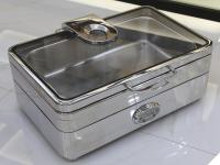 中国 電気長方形のChaferのステンレス鋼の調理器具デジタル-温度1/1 GNの食糧鍋ミラーの終わりを表示して下さい 販売のため