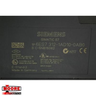중국 6ES7312-1AD10-0AB0 6ES7 312-1AD10-0AB0 지멘스 CPU 모듈 판매용