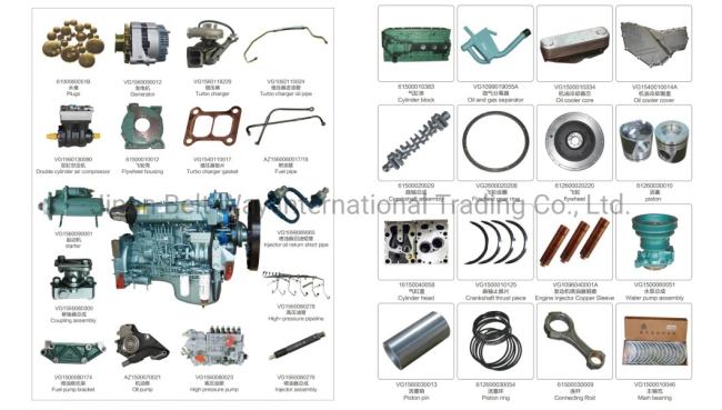 Original Shacman Spare Parts Engine Rear Support Dz95259590068