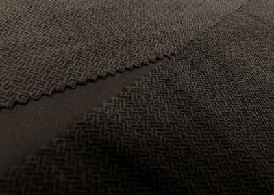Chine grain mou superbe Brown foncé du tissu T de velours de burn-out du bout droit 165GSM 150cm à vendre