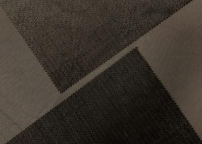 Chine grain mou superbe Brown foncé du tissu T de velours de burn-out du bout droit 165GSM 150cm à vendre