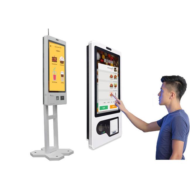 21.5 inch self ordering kiosk with touch screen