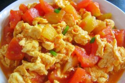 Cina HACCP Uova Strapazzate Con Pomodori Piatti Surgelati Preconfezionati in vendita