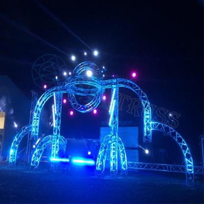 China Estrutura de truss de evento redondo personalizado com exibição de iluminação à venda