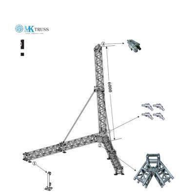 China Simples estilo de linha de alumínio Array alto-falante Truss pendente Instalação livre de problemas à venda
