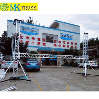 China Quadrado círculo arco triângulo escada Truss Alu Bloco de manga para o sistema de torre de suporte ao solo à venda