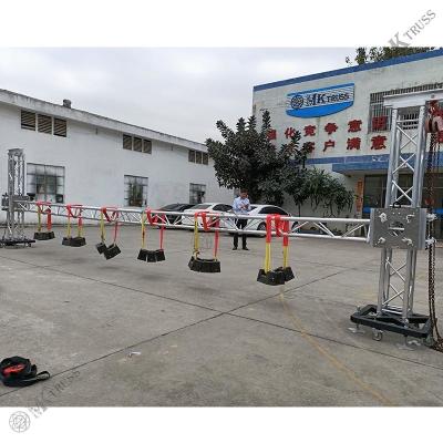 China Quadrado círculo arco triângulo escada Truss Alu Bloco de manga para o sistema de torre de suporte ao solo à venda