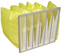 Quality Medium Efficiency Pocket Bag Filter 0.4 Micron Fiberglass Pocket Filter for sale