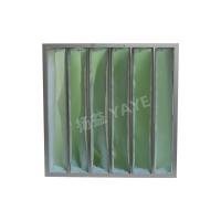 Quality Mini Pleated Fiberglass Pocket Filter F8 / F9 Bag Filter Medium Efficiency for sale