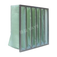 Quality Non Woven F8 Bag Filters Hvac Efficiency F6 Bag Filter 590×590×550mm-6P for sale