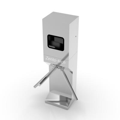 China Zento Tripod Turnstile Gate with Hand Disinfection, 30-45 PPM, IP54 for sale