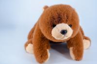 Quality Weighted Design Standable Brown Bear Plush Toy Warm Hugs Steady Companionship for sale
