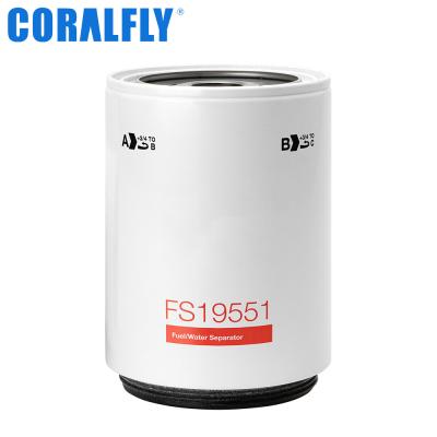 중국 Fuel Water Separator Filter FS19551 P551855 fit for Freightliner Volvo Bluebird Westernstar 판매용