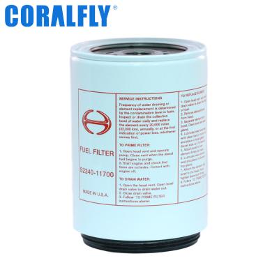 중국 CORALFLY OEM ODM 트럭 히노 연료 필터  S2340-11700 판매용