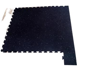중국 퍼즐 엣지 고무 융합 바닥 타일 빨간색 / 파란색 복합 고무 바닥 판매용