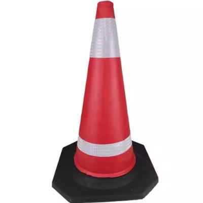 China PVC Traffic Cone Weight UV Resistant / Waterproof For Traffic Control Multi Sizes for sale