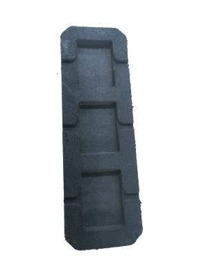 China Mini Split Big Foot Rubber Mounting Feet Non Slip 24" 600*180mm For Heat Pump for sale