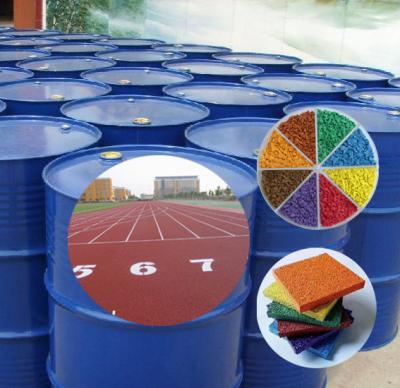 China MDI Based Polyurethane White / yellow Glue Rubber Crumb Glue for sale