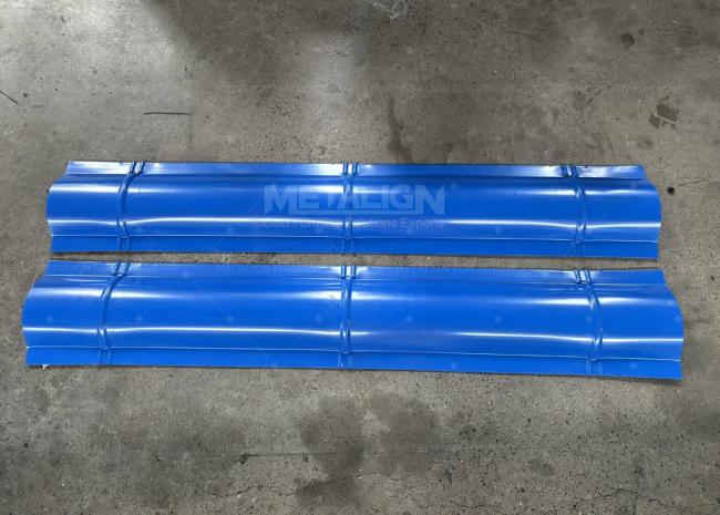 Ridge cap profile sample