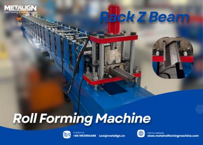 China Chain Driven Z Beam Roll Forming Machine with 18 Forming Stations and 70mm Shaft Diameter for sale