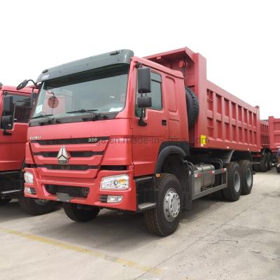 China HOWO 336 HP 16 M3 Carrinho de descarga Tipper Sinotruk Etiópia Caminhão com pneus radiais 1200r20 à venda