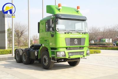 China 6X4 Traktor Truck Heavy Duty Trailer Truck met man 7.5 Ton Front Axle Radial Tire Design Te koop