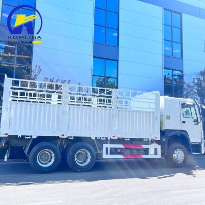 China Transport Gebruikt 6X4 4X2 Box Cargo Truck met Ventrale Tipper Hydraulisch Liften Gebruikt Te koop