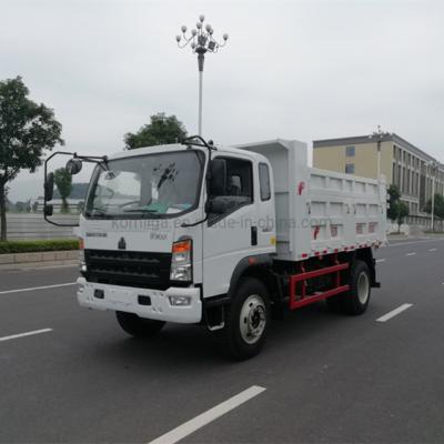 中国 4-6L エンジン容量 フラットベッドスタイル 軽量HOWO シノトラック 4X2 ミニ 5トンのティパートラック 販売のため