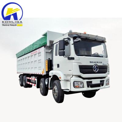 China Shacman H3000 12 wielen 8X4 4 assen Tipper Dump Truck voor op maat gemaakte aanvraag 10 1 banden Te koop