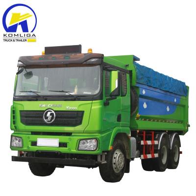 China Tweedehands 8L-motor capaciteit voorste ophef Shacman 8X4 12 wielen dumptruck Te koop