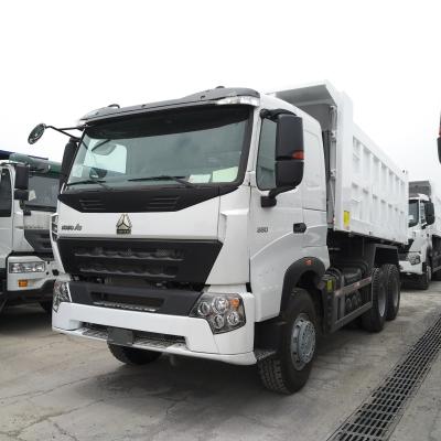 China Radialbanden ontwerp Sinotruk 371HP 6X4 Tipper Dumper HOWO Dump Truck voor de bouw Te koop